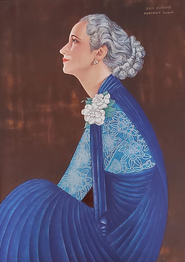 Jean Dunand LAQUERED PORTRAIT ART DECO | Butler & Brown